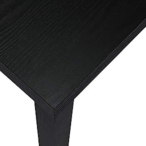 Ameriwood Home Parsons Modern Coffee Table, Black