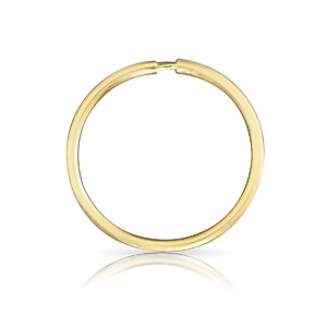 ONDAISY 1PCS 20G 8mm 14k Real Gold Round Hoop Tragus Helix Cartilage Daith Ring Ear Piercing Earring