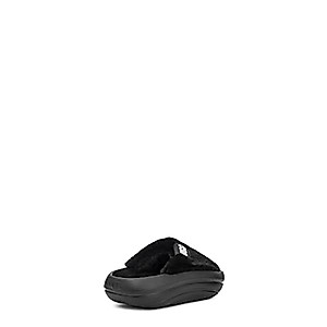 UGG Women's FOAMO UGGPLUSH Slide Sandal, Black, 8