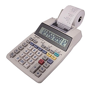 Sharp EL-1750V Two-Color Printing Calculator 2 Lines/Sec 3" Black/Red