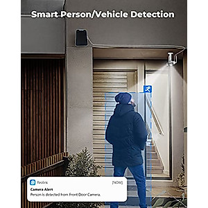 2K Security Battery Camera Outdoor Wireless Solar with Dual Lens 150° PIR Angle, 2.4/5GHz WiFi, Human/Vehicle Detection, Motion Spotlights Color Night Vision, Two Way Talk, Reolink Duo w/Solar Panel