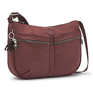 Kipling Women's Izellah Crossbody Bags, Mahogany, Brown, Mahogany, One Size
