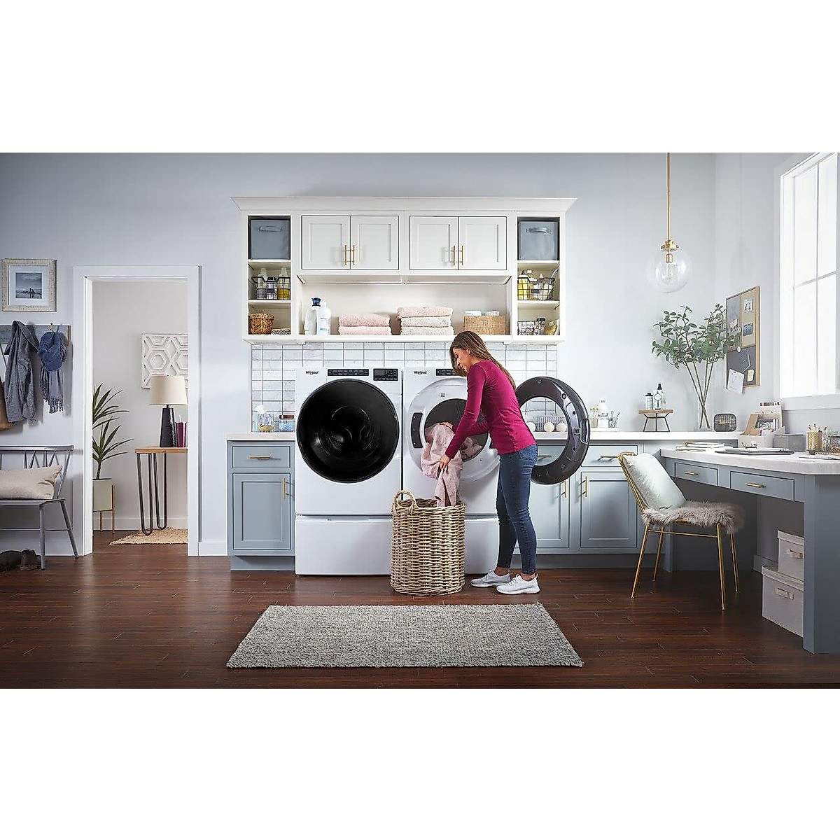 Whirlpool W10763470 Front Load Washer Shipping Bolt Kit & Affresh Washing Machine Cleaner, Cleans Front Load and Top Load Washers, Including HE, 6 Tablets