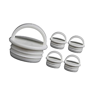 DimyFew 5X Mop Bucket Plug with Pull Ring Professional Replacement Sturdy Accessory Drain Plug Silicone Plug Stoppers for Laundry, 35x33.8mm