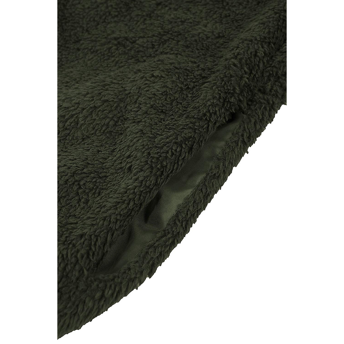 COCOLEGGINGS Women's 2023 Fashion Fuzzy Warm Casual Loose Hooded Sweatshirt Hoodies with Pockets Outerwear Army Green XL