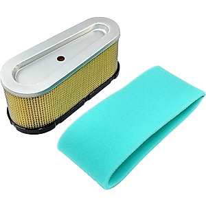 HQRP Air Filter Cartridge & Pre-Cleaner Compatible with Craftsman 24151 fits 750256060 917256420 917256421 917256430 917256450 917256490 917259370 917259380 917256890 Lawn Tractor