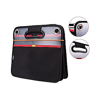 Car Trunk Organizer, Collapsible Auto Trunk Organizer Storage, Portable Grocery Cargo Container with Two Large Compartments for SUV, Vehicle, Truck, Home and Office