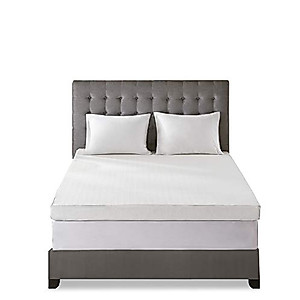 Sleep Philosophy Gel Infused Memory Foam Mattress Topper Luxurious All Season Enhanced Bed Support, Twin(4" Thick), Removable 3M Cover Scotchgard Moisture Wicking Cover