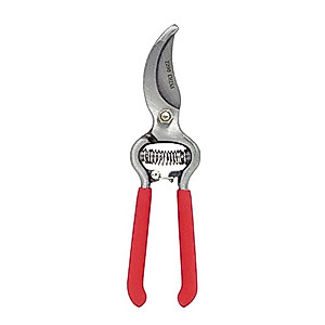 Zenport Pruner Z290 Classic Forged Steel, Red Cushion Grip, 1-Inch Cut, 8-Inch Long