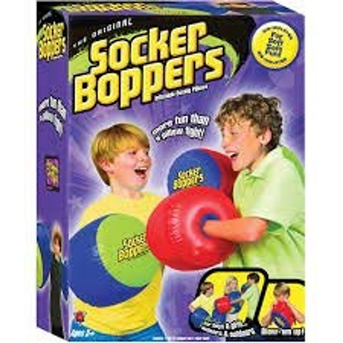 Socker Boppers Inflatable Boxing Pillows - One Pair Boppers