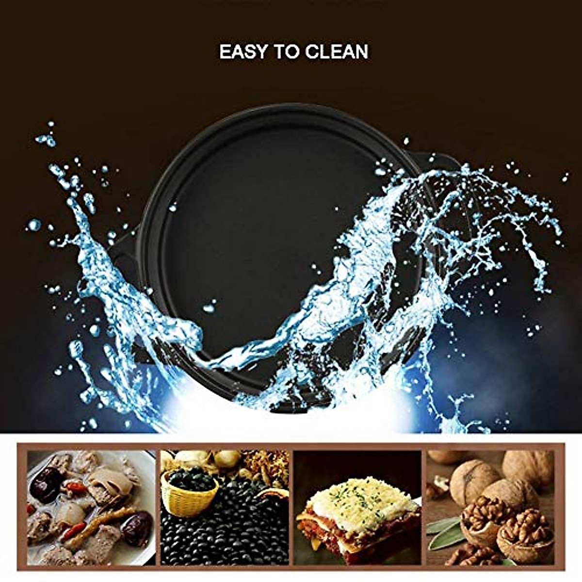 Tagine Cooking Pot, Braiser Pan with Ceramic, 1.2L/1.8L, Tagine Cooking Pot Home Soup Pot Slow Cooker, Multipurpose Use for Home Kitchen or Restaurant Ceramic / 1.2L