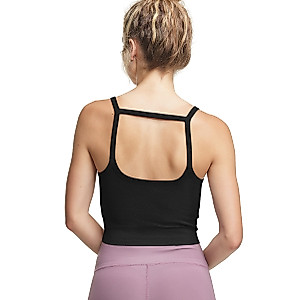 Champion Women's Soft Touch Cropped Tank, Black-Patch C, X- Large