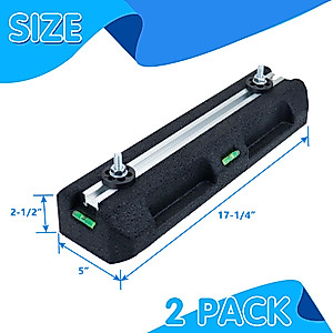 Air Jade Floor Mounting Base Kit for Ductless Mini Split Air Conditioner Condensers, Rubber Anti-Vibration Isolator Mount, Support Up to 1100 lbs, 9,000-36,000 BTU