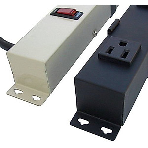 6' 18 Outlet Metal Power Strip, 61815