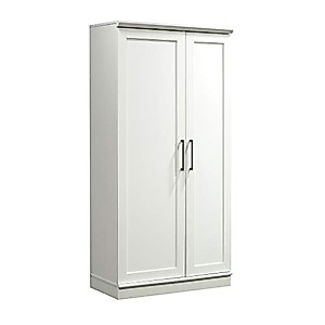 Sauder HomePlus Collection Storage Cabinet, Soft White finish
