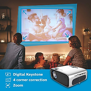 Philips NeoPix Ultra 2, True Full HD Projector with Apps and Built-in Media Player