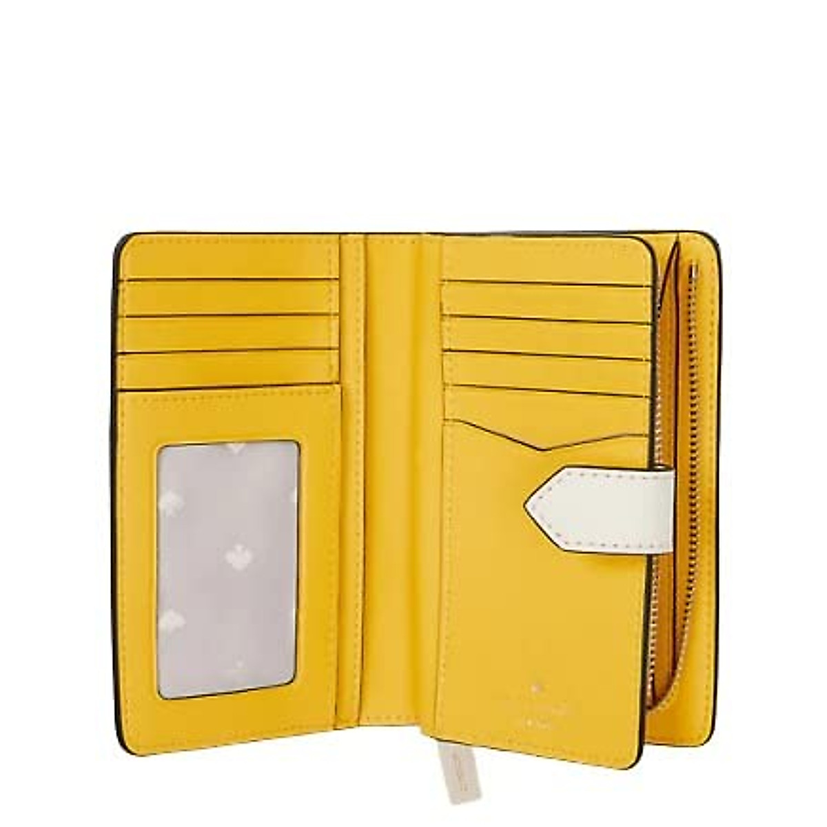 Kate Spade New York Medium Compact bifold Wallet (Bees Parchment)