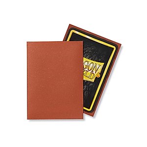 Dragon Shield 100 Count Standard Size Matte Deck Protector Sleeves (Matte Copper)