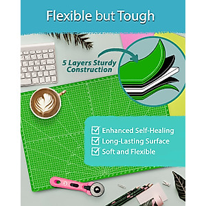 G+ Self-Healing Reversible Cutting Mat A1 (23”x 35”) Non-Slip, Durable, Scratch-Resistant Cutting Board for Arts, Crafts, Sewing, and Quilt Making - Perfect for Artists, Hobbyists, and Entrepreneurs