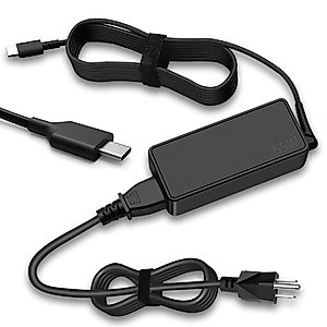 65W USB C Charger for Hp Chromebook X360 14-ca051wm 14-ca091wm 11-ae131nr,for Spectre X360 13-ac023dx 15-ch011dx Power Supply Adapter