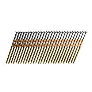 B&C Eagle A312X131HD/22 Round Head 3-1/2-Inch x .131 x 22 Degree Hot Dip Galvanized Smooth Shank Plastic Collated Framing Nails (500 per box)
