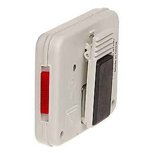CDN Digital Timer and Clock Memory Feature, 6.8 x 4.5 x 0.9 inches, Cream