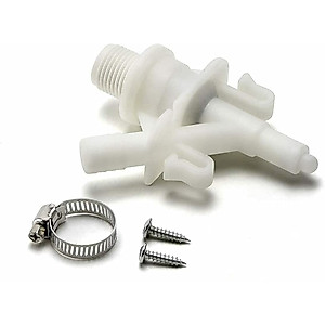 Ximoon 385311641 RV Toilet Valve Replacement Kit for Dometic 300 310 320 Toilets & Sealand Marine Toilet - White