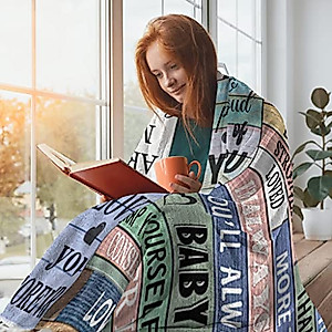 UHANKRU Daughter Gift from Mom, to My Daughter Blanket, Birthday Gifts for Daughter Adult, Daughter Gifts for Birthday, Graduation, Christmas, 60"x 50"