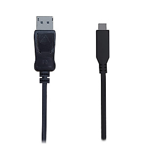 Accell USB-C to DisplayPort 1.4 Cable - 8K Bidirectional Video Adapter Cable, HBR3/HDR/DSC - Compatible with USB-C/Thunderbolt 3, Black (U243C-006B-2)