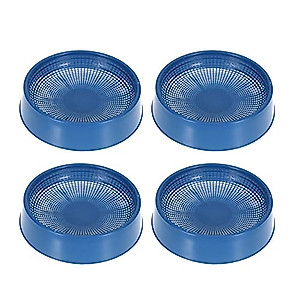 TEHAUX 4pcs Plastic Bird Nest,Bird Nesting Bowls Pigeon Nest Bowl Breeding Hatching Box for Pigeons, Quails, and Small Birds