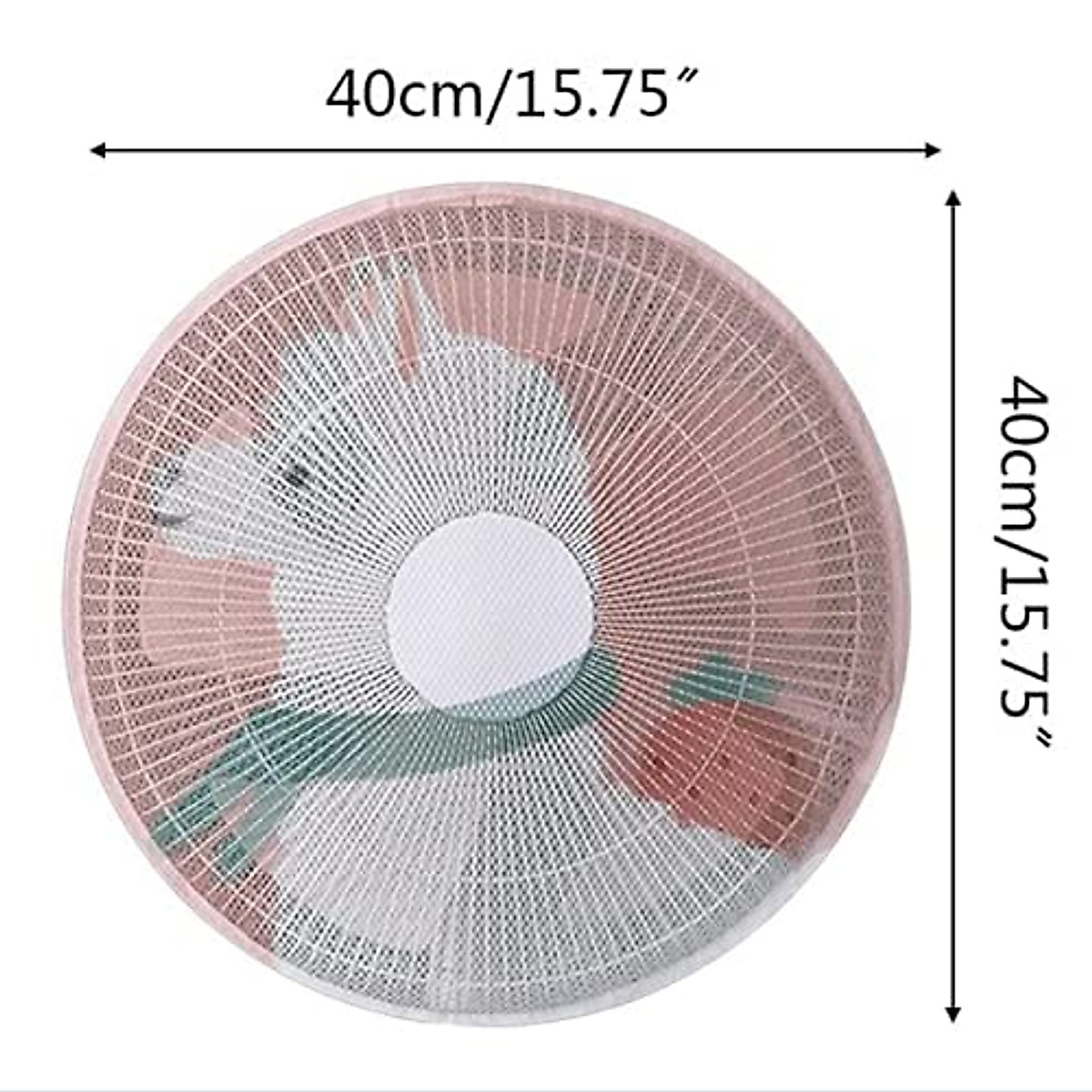 KDDOM 1 Piece Cartoon Fan Guard Net Dust Cover Cute Washable Dustproof Safety Fan Filters Kid Finger Protector