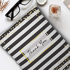 PAKABOO Poly Mailer Shipping Bags 10x13 Inch, 100 Pack, Non-Padded Envelopes with Tamper Proof Self-Seal, Cheetah Print Packaging