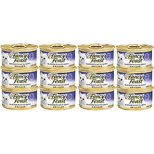 Fancy Feast Grilled Seafood Feast in Gravy Canned Cat Food, 3-oz, case of 12 cans