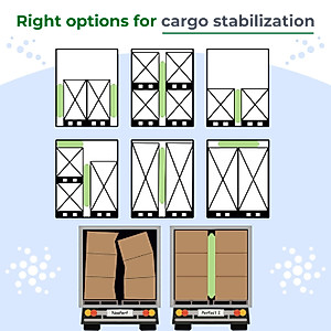 IDL Packaging 48" x 96" Dunnage Airbags, Woven Polypropylene, Level 1 - Fill The Void in Trucks and Intermodal Shipments, Reusable - Load Securement Airbags for Container Stuffing