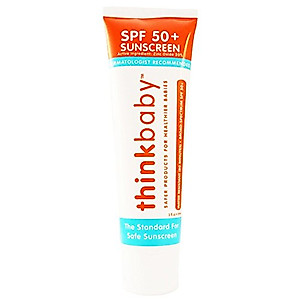 Thinkbaby Baby Suncreen - SPF 50+ - 3 fl oz - Safe for Babies - Dermatologist Recommended