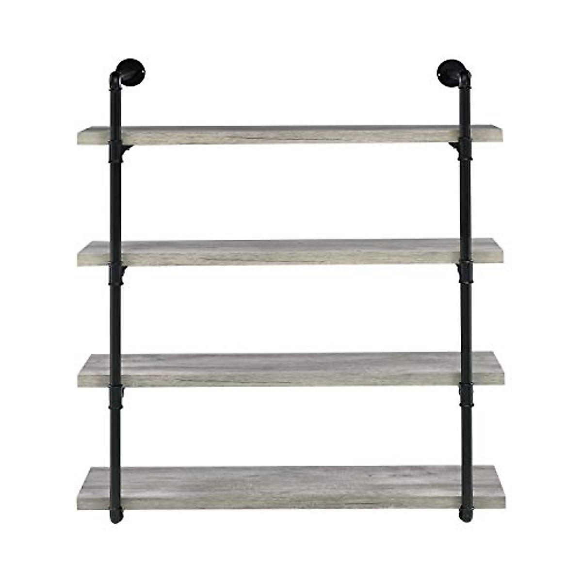 Coaster Home Furnishings 40-inch Black and Grey Driftwood Wall Shelf