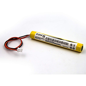 elxjar (5-Pack) 2.4V 800mAh Ni-CD Battery Pack Replacement for Exit Sign Emergency Light GP-2800-RD 2800RD GP-2600-RD GP-2600RD, EXR LED EL M6, EXR EL M6