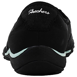 Skechers Women's Spectacular Breathe Easy Sneaker Black/Aqua 7.5