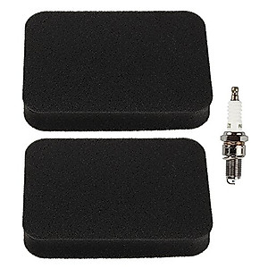 Harbot (Pack of 2) GP5500 17211-899-000 Air Filter for Honda GX240 GX270 GX340 GX390 EM3000 EM3500 EM3800 EM5000 Generac GP5500 GP6500 GP6500E GP7500 GP7500E GP8000E H5500 H7500 RS5500 Generator