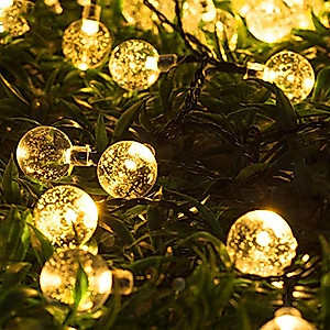 ZSMPY Fairy Lights Solar Fairy Lights 20 Lights-300 Lights Warm White 3M-30M Copper Wire Lights, Outdoor/Indoor Solar Powered String Lights, Decorative Lighting for Home, Garden, Party, Festival