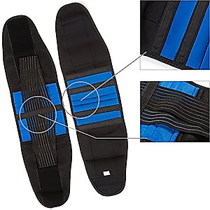 KL Happiness Deluxe Neoprene Double Pull Lumbar Lower Back Support Brace Exercise Belt Size 4XL (48-52”) We Have All Size S - 6XL