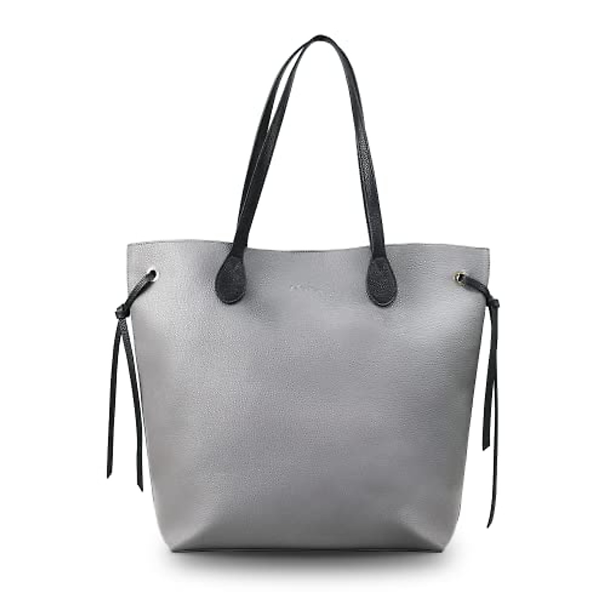 Women's Tote Bag Shoulder Bag Big Capacity Soft PU Leather Handbag with Decorative Strap