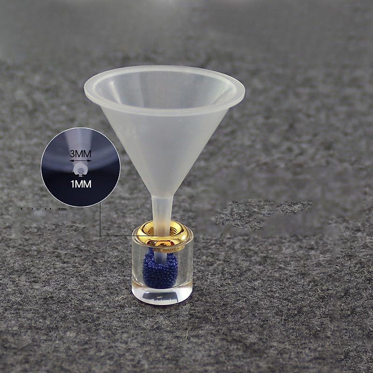 Mini Funnel 10 Pcs Kitchen Use Funnels Small Narrow Neck Funnel Plastic Funnel Urn Filling Tool for Lab Bottle,Sand Painting,Perfume,Spice,Powder,Essential Oil,Kitchen Food Grade Plastic,Water Bottle