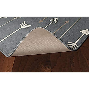 Brumlow Mills Bohemian Arrows Decorative Archery Gray Area Rug for Living Room Decor, Bedroom Carpet, Dining, Kitchen Rugs or Front Door Mat, 2'6" x 3'10"