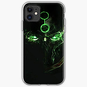 Phone Case Black Glass Transparent Cover Compatible with iPhone 13 Marines 12/13 Pro Max Necron 11 Warhammer 11 Pro 13 40K XR Space SE 2020 Necrons X Xs 7 Plus 6 6s Plus