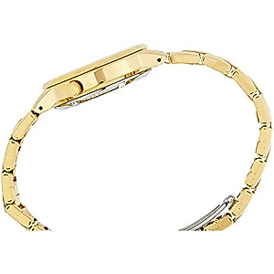 Seiko Men's SNKA10 5 Automatic Gold Dial Gold-Tone Stainless Steel Watch