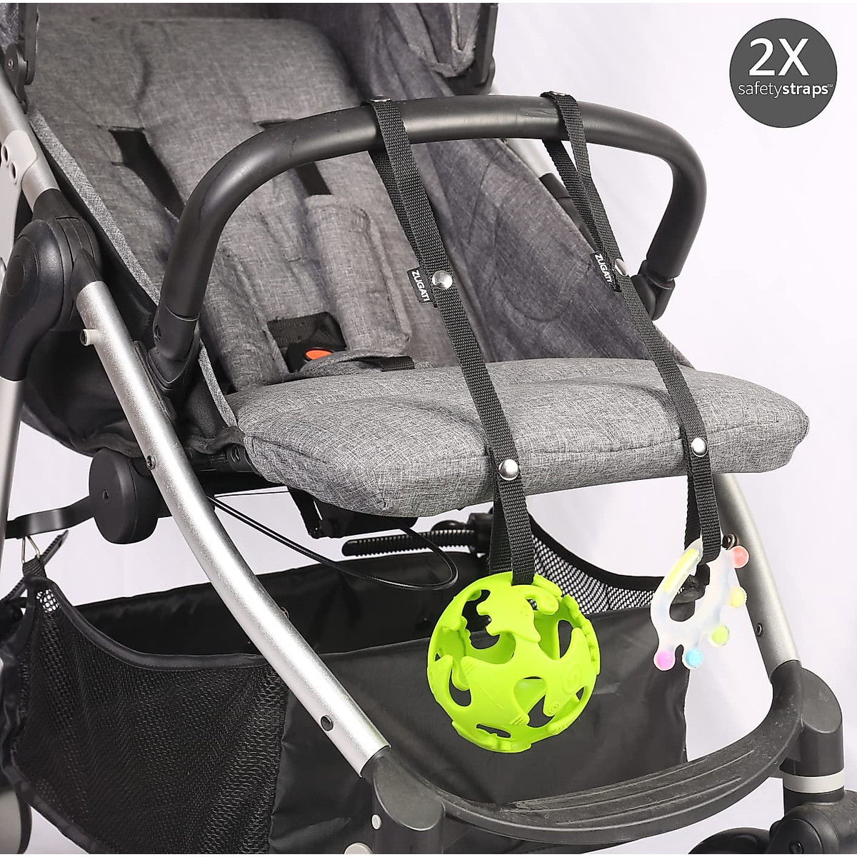 Universal Stroller Cup Holder, Universal Stroller Organizer Baby Bottle Holder - Stroller Accessory, Parent Cup Holder for Stroller/Bike