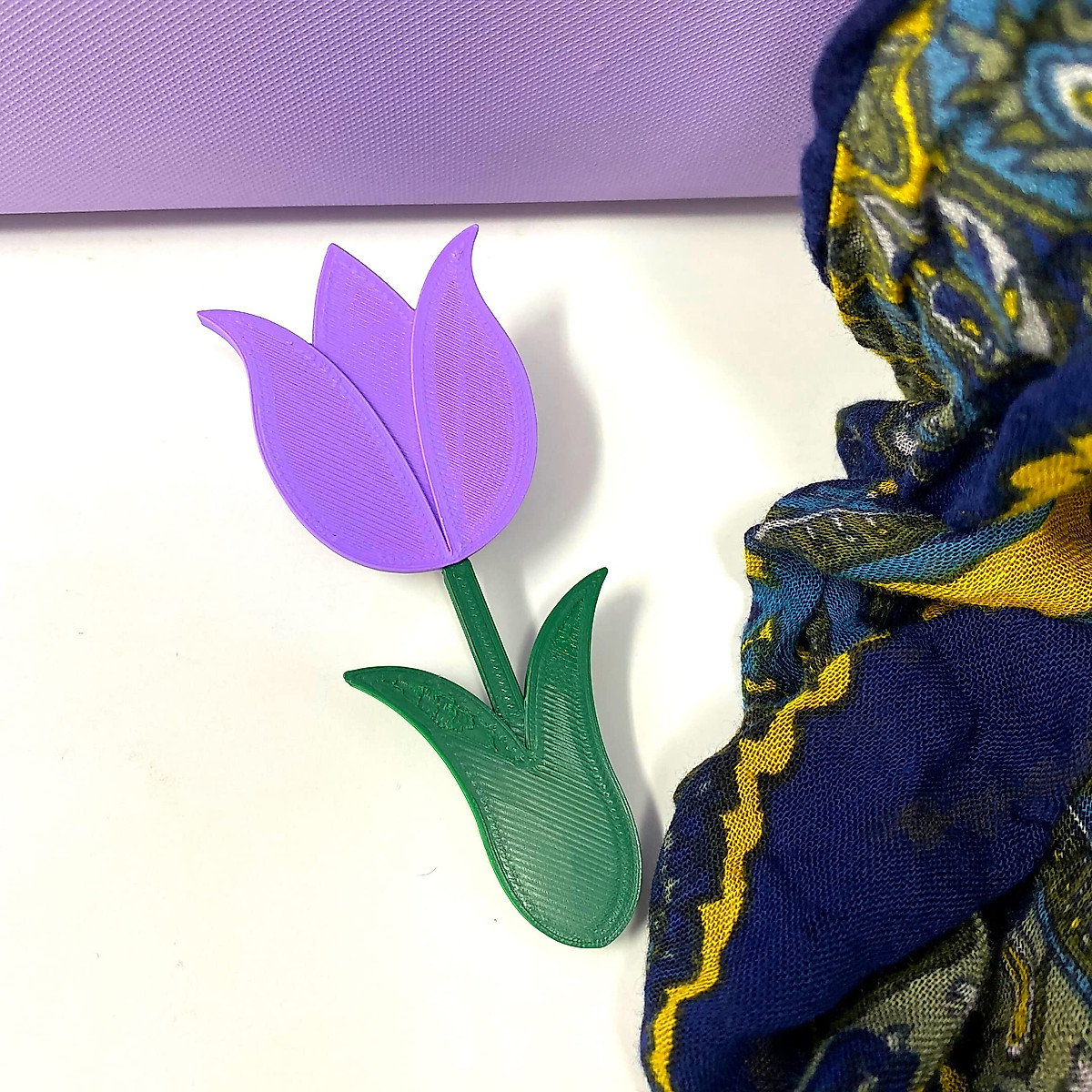 BAGLETS - Flower Charm Accessory Compatible with Bogg Bags & Other Similar Totes - Cute Decorative Charm Perfect for Customizing Your Bag – Made in USA (Tulip Charm)