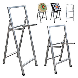 Foldable Target Stand Stainless Steel Outdoor Archery Stand Archery Target Professional Archery Target Shelf Archery Targets Stand Target Archery for Outdoor Shooting Practice