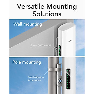 Cudy Unlocked Outdoor 4G LTE Modem Router with SIM Card Slot, N300 WiFi, EC25-AFX, IP65, PoE or DC, Pole or Wall mounting, DDNS, VPN, Cloudflare, LT300 Outdoor